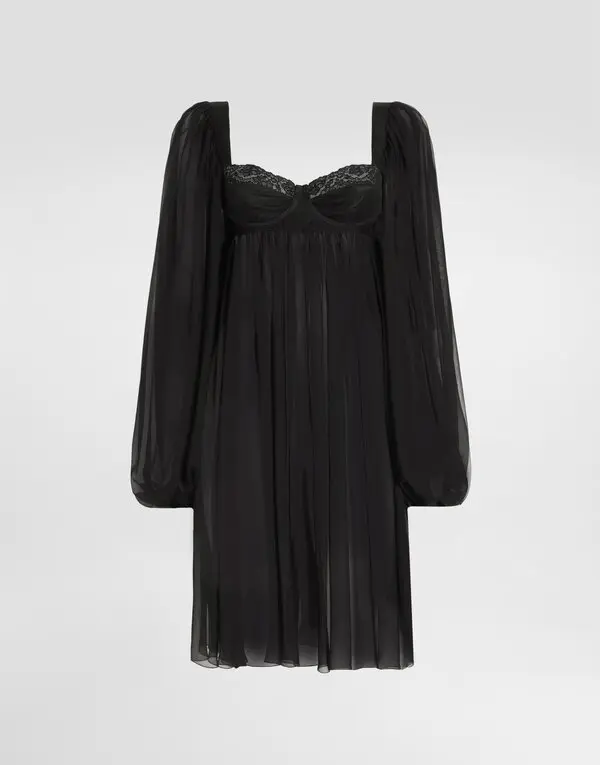Dolce & Gabbana Chiffon Dress Dresses Silk