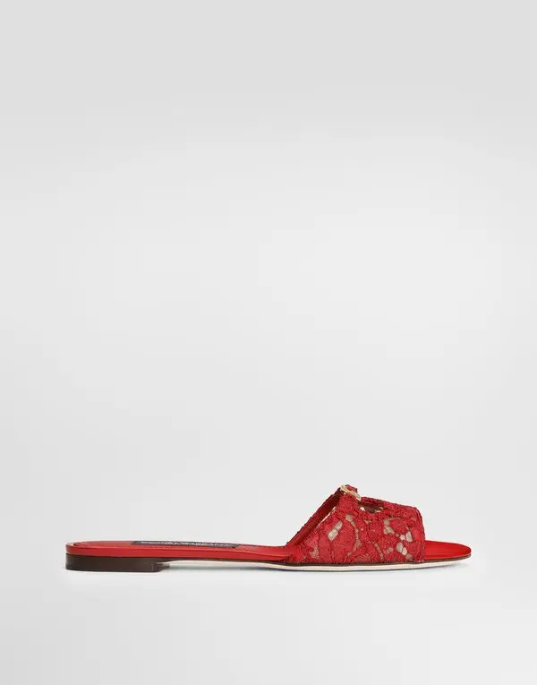 Dolce & Gabbana Ciabatta Flat Slides And Mules Multi-colored