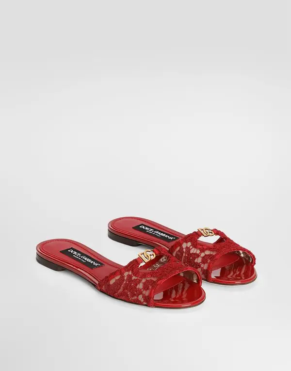 Dolce & Gabbana Ciabatta Flat Slides And Mules Multi-colored