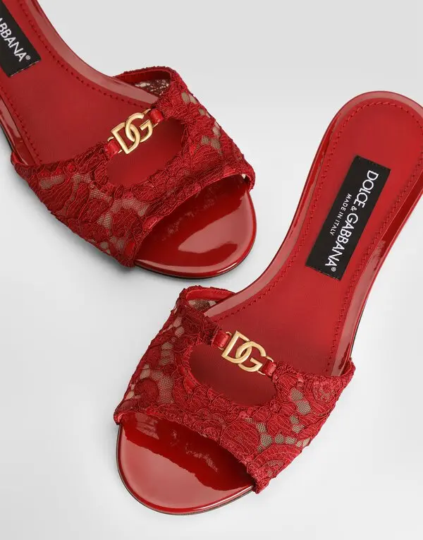 Dolce & Gabbana Ciabatta Flat Slides And Mules Multi-colored