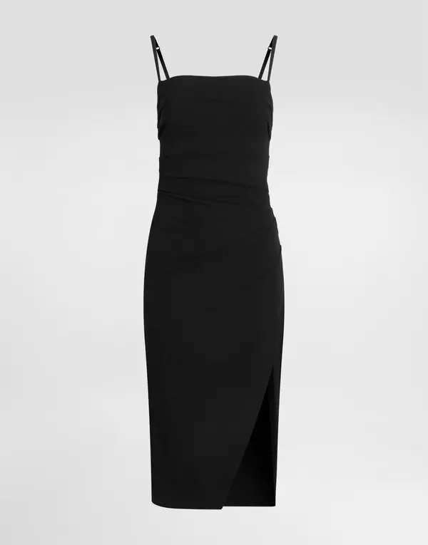 Dolce & Gabbana Viscose Jersey Dress Dresses - Black