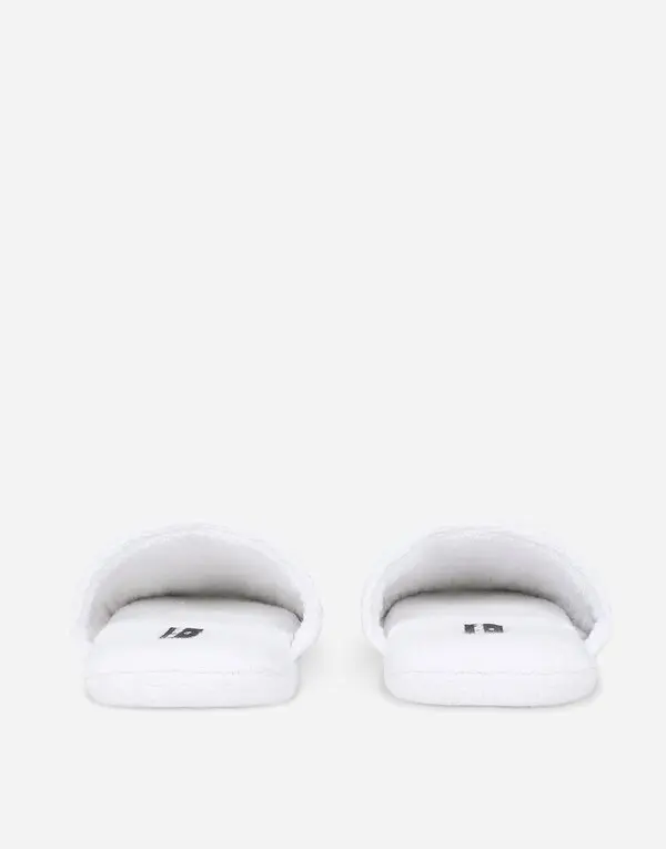 Dolce & Gabbana Cotton Terry Slippers Cotton Slippers