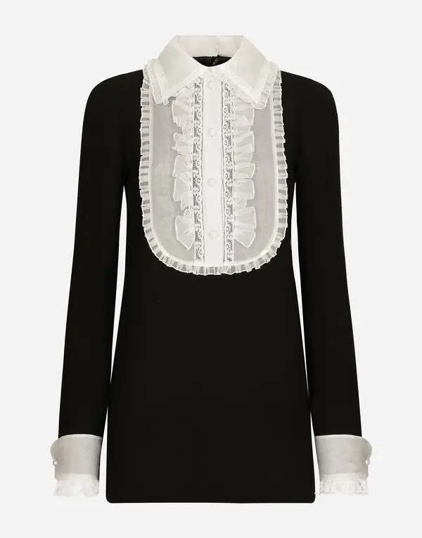 Dolce & Gabbana Abito Dresses Wool - Black