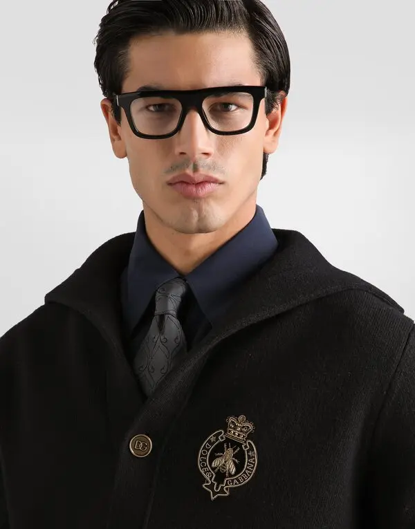 Dolce & Gabbana Virgin Wool Cardigan With Embroidery