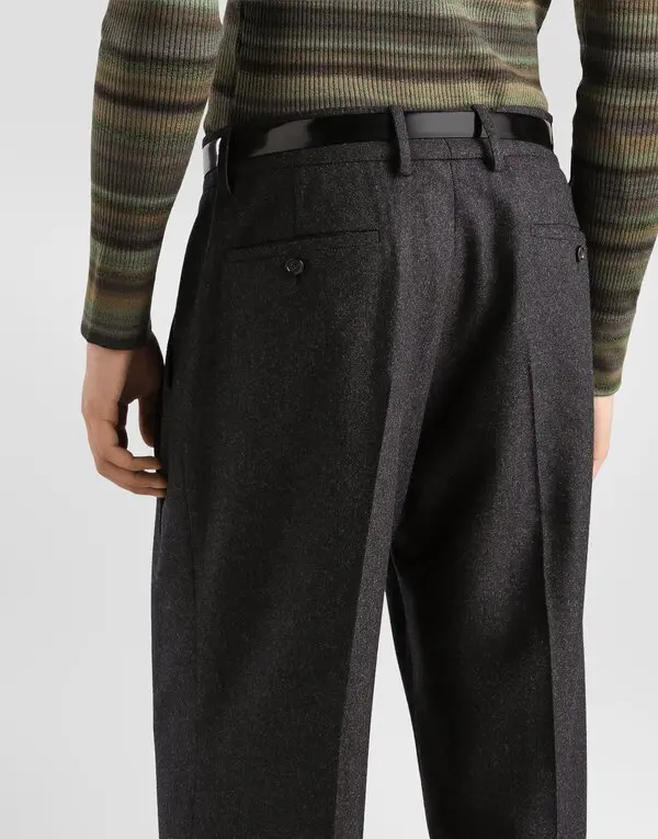 Dolce & Gabbana Wool Flannel Trousers