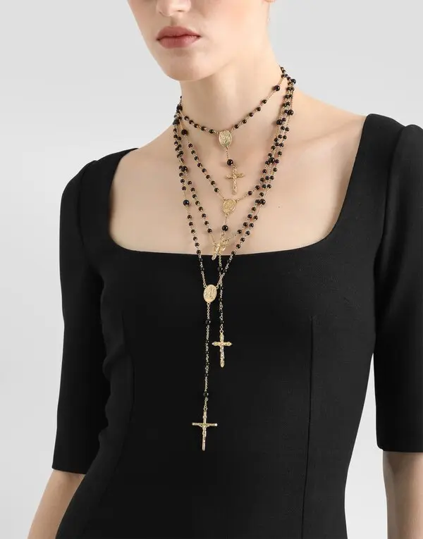 Dolce & Gabbana Multi-rosary Necklace Bijoux Metal