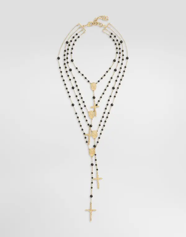 Dolce & Gabbana Multi-rosary Necklace - Gold