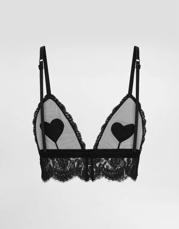 Dolce & Gabbana Tulle And Lace Bra Underwear