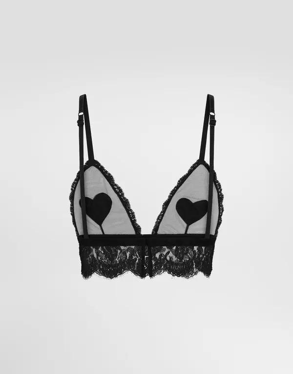 Dolce & Gabbana Tulle And Lace Bra Underwear