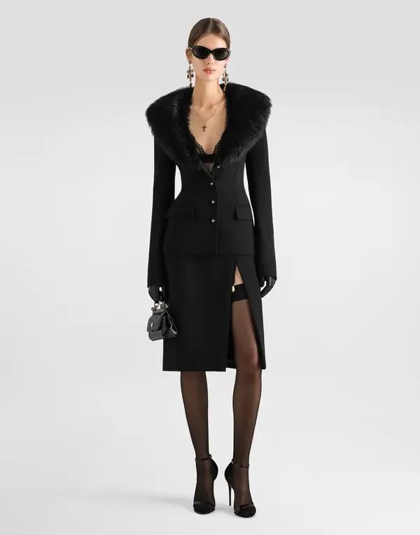 Dolce & Gabbana Single-breasted Wool Jacket Blazers