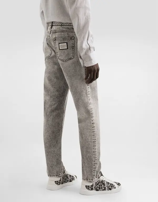 Dolce & Gabbana Regular Cotton Jeans Denim Multi-colored
