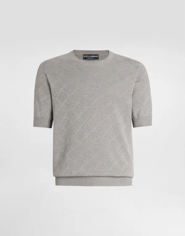 Dolce & Gabbana Silk Pullover Sweaters And Cardigans - Grey