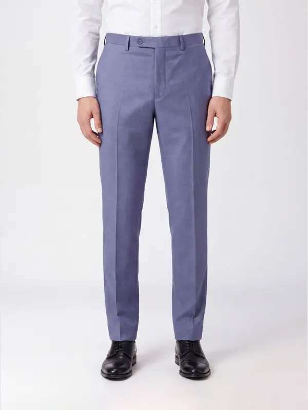 Incotex Slim Fit Chino Trousers In Pure Virgin Wool - Grey 1
