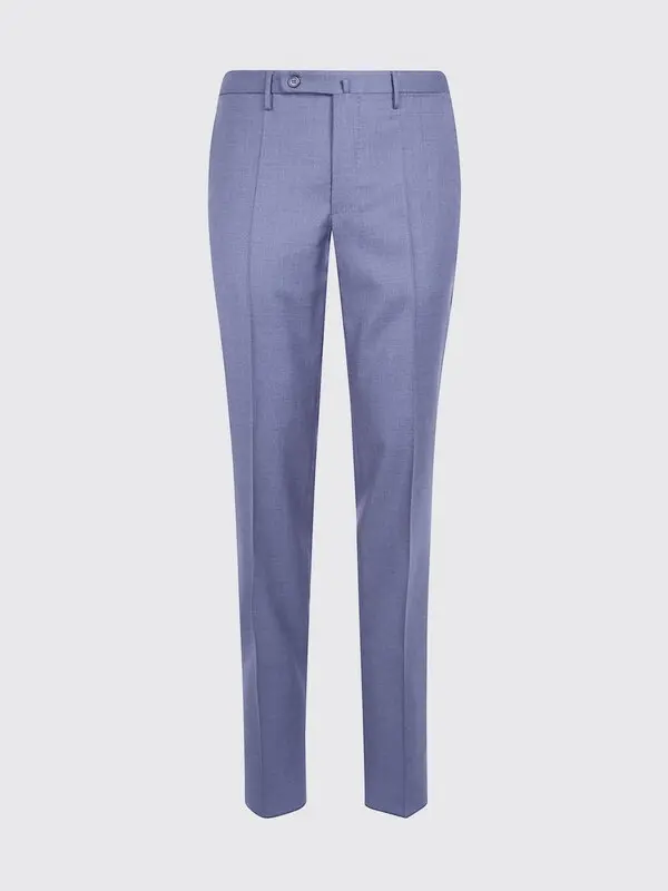 Incotex Slim Fit Chino Trousers In Pure Virgin Wool - Grey 1