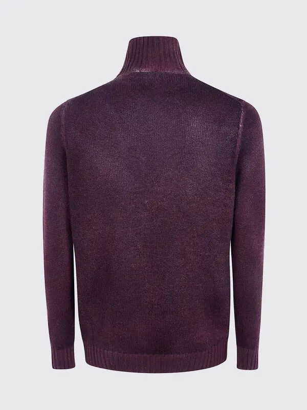 Avant Toi Merino Wool And Cashmere Turtleneck Sweater - Red