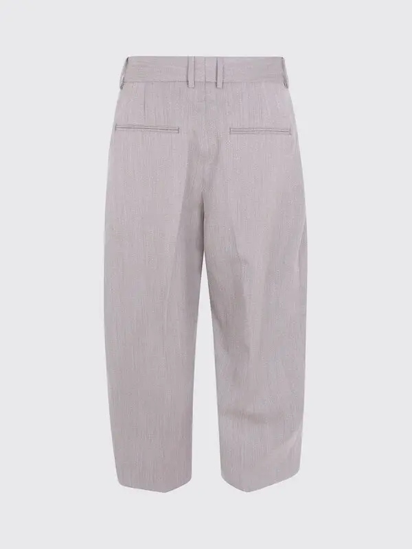 Studio Nicholson Fume Wide-leg Tailored Trousers In Pure Virgin Wool - Cocoa