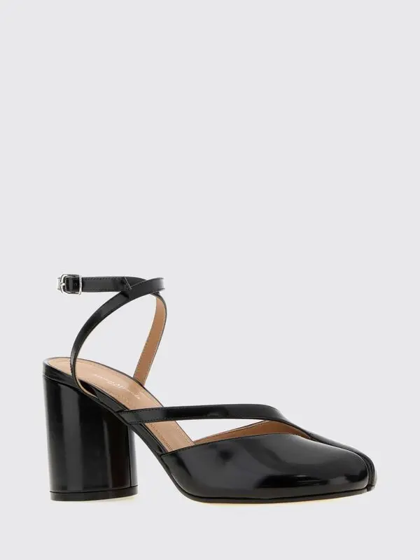 MAISON MARGIELA Tabi Calfskin Pumps With High Cylindrical Heel
