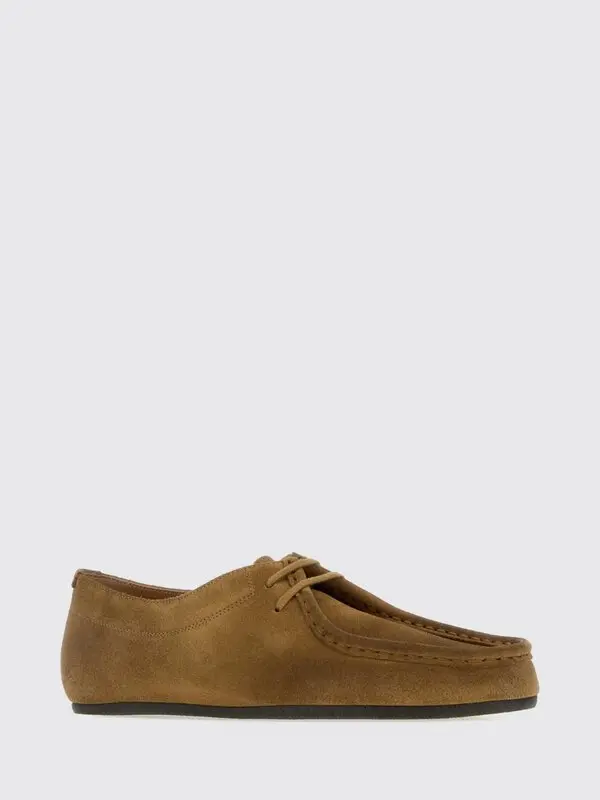 JIL SANDER Suede Derby Shoes With Rubber Sole - Brown