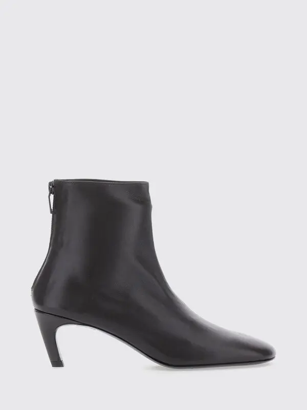 TOTEME Ankle Boots With Zip Fastening - Brown