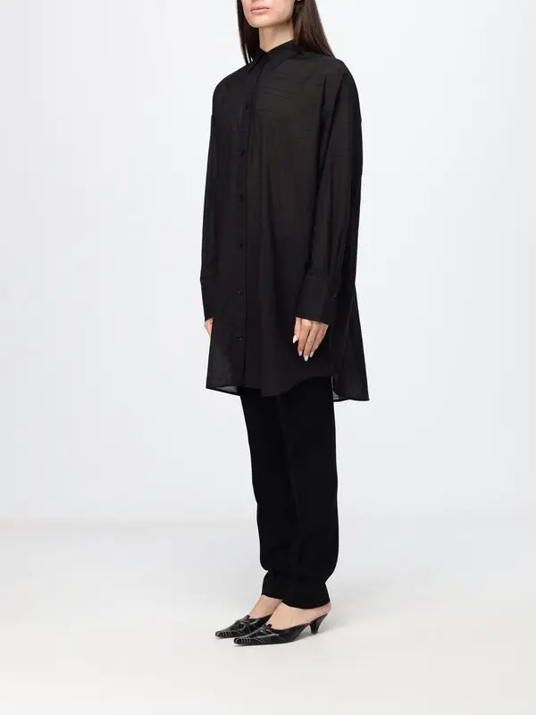 TOTEME Oversized Monogram Print Shirt