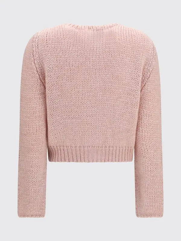 FORTE_FORTE Silk, Mohair And Cashmere Blend Crewneck Cardigan - Milk