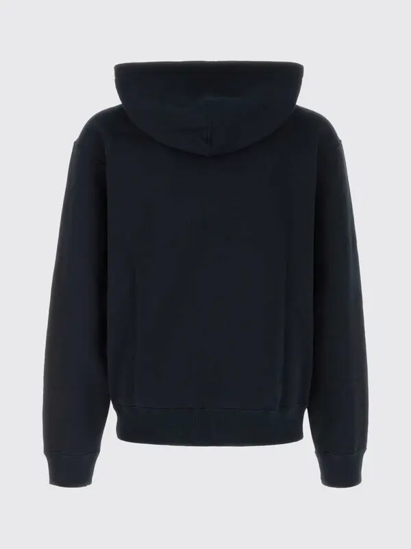 JIL SANDER Relaxed Fit Cotton Hoodie With Dropped Shoulders - Blue