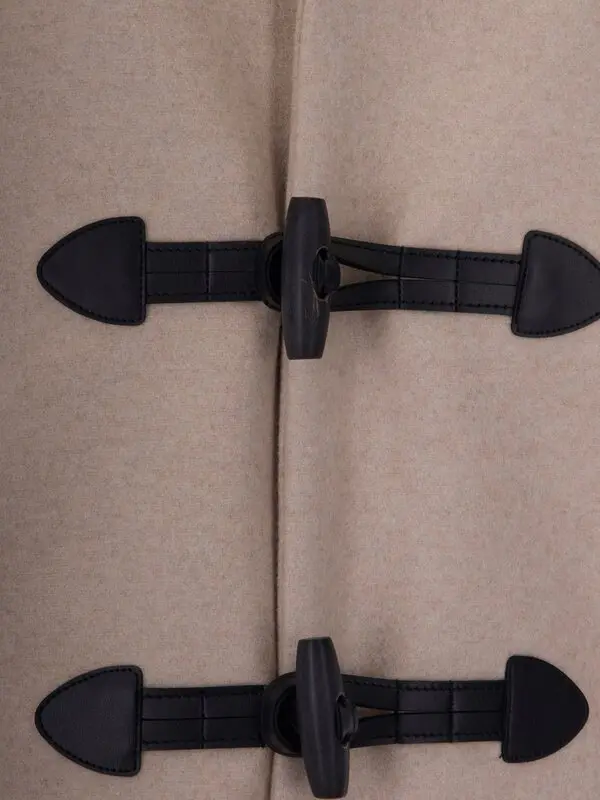 Isabel Marant Étoile Single-breasted Short Coat In Wool And Cashmere With Toggles