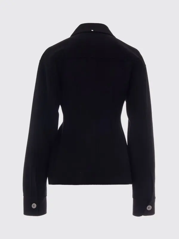 Sportmax Slim Fit Single-breasted Short Coat In Pure Virgin Wool