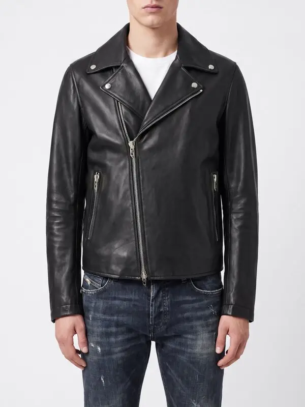 DIESEL® L-eowrd Cowhide Leather Biker Jacket