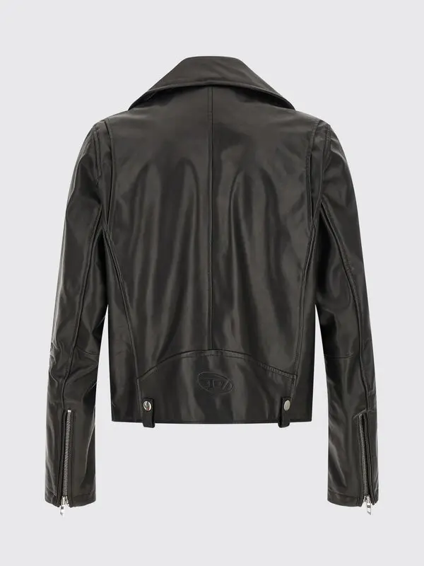 DIESEL® L-eowrd Cowhide Leather Biker Jacket