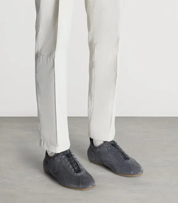 Dunhill Suede Automotive Davies Sneakers