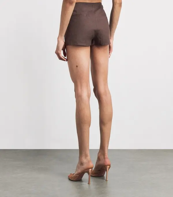 Cult Gaia Linen Posey Skort
