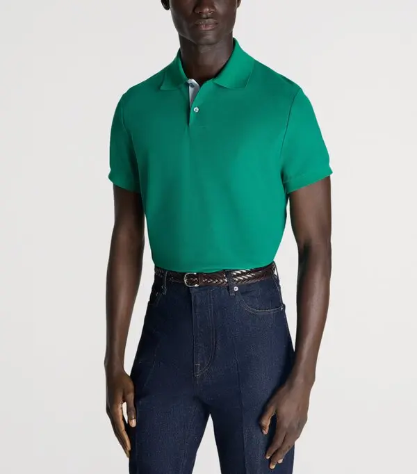 Dunhill Cotton Piqué Polo Shirt