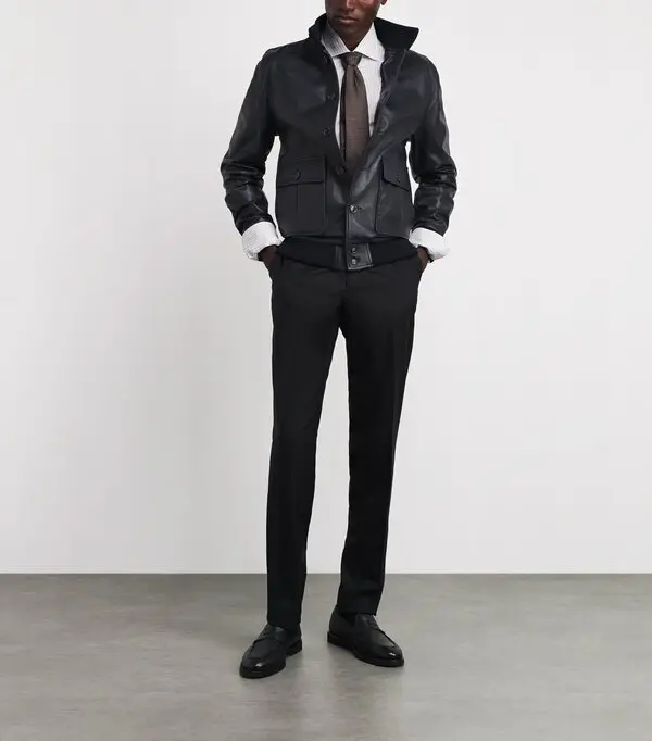 Isaia Cotton-silk Stripe Shirt