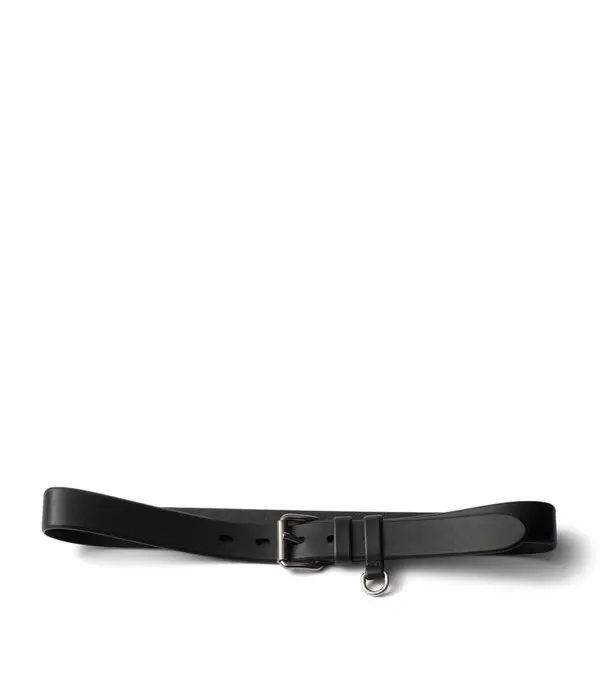 Prada Leather Double-loop Belt