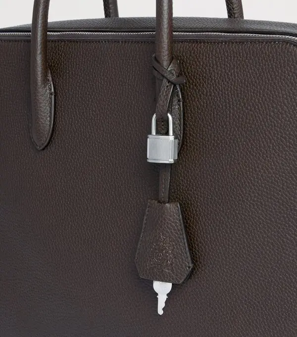 Dunhill Leather Bourdon 38 Briefcase - Brown