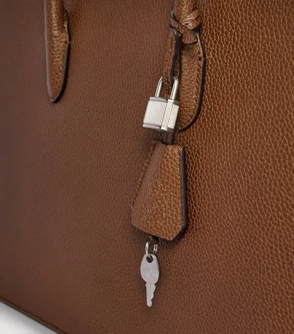 Dunhill Leather Bourdon 41 Briefcase - Brown