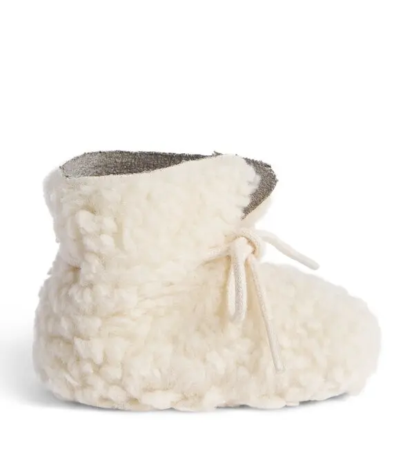 TARTINE ET CHOCOLAT Faux Shearling Booties