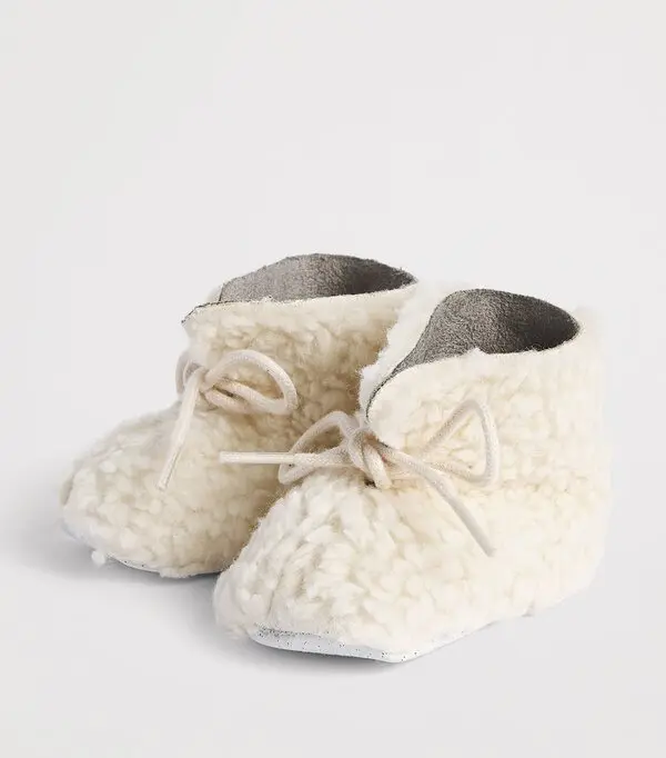TARTINE ET CHOCOLAT Faux Shearling Booties