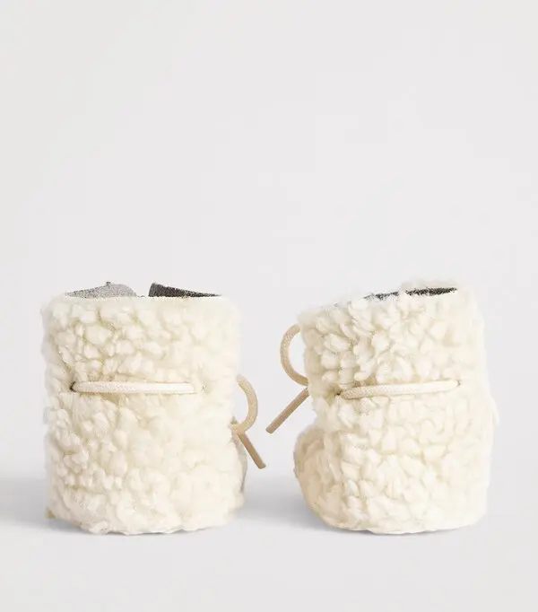 TARTINE ET CHOCOLAT Faux Shearling Booties