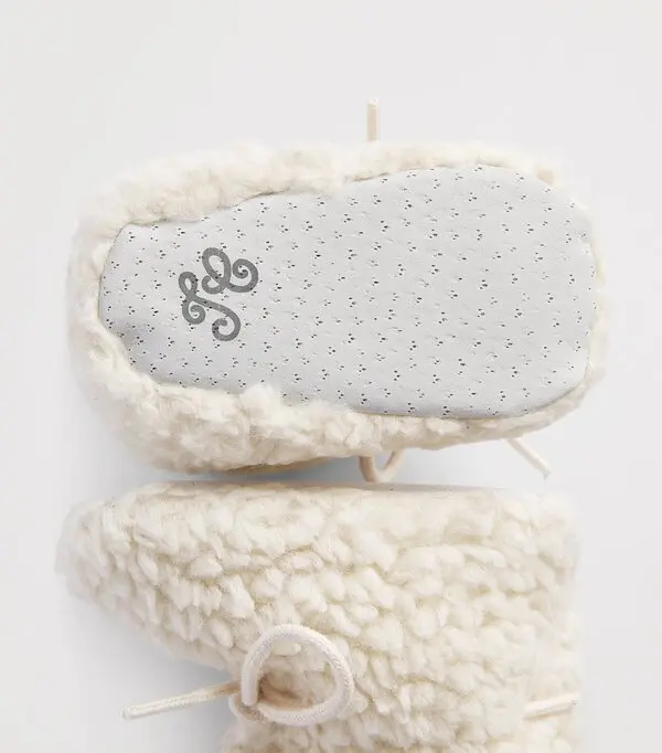 TARTINE ET CHOCOLAT Faux Shearling Booties