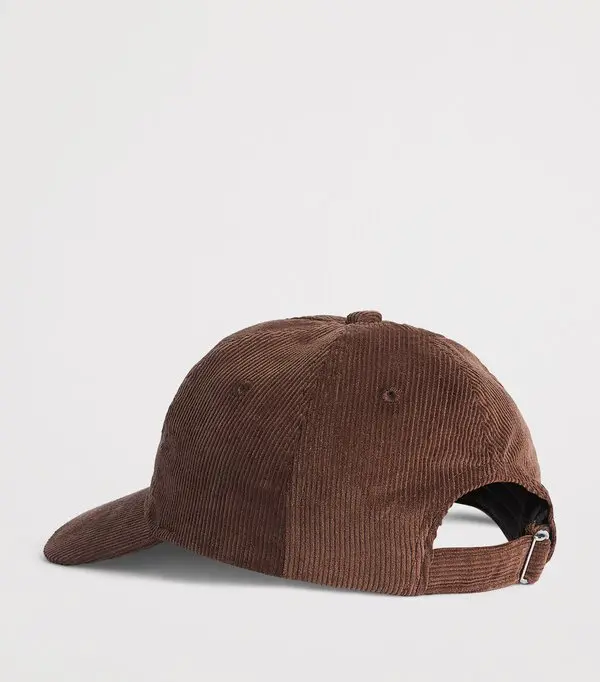 TARTINE ET CHOCOLAT Corduroy Appliqué Logo Cap