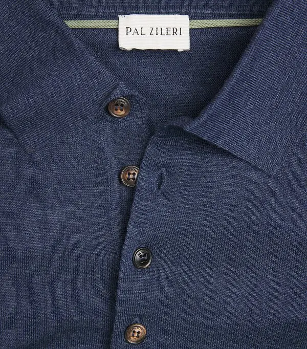Pal Zileri Wool-silk Polo Shirt