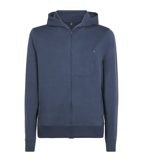 Vuori Zip-up Ponto Hoodie - Blue