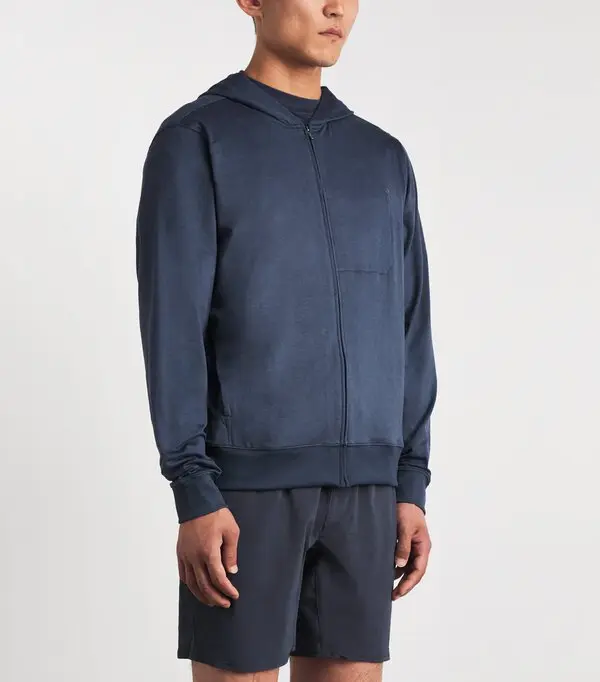 Vuori Zip-up Ponto Hoodie - Blue