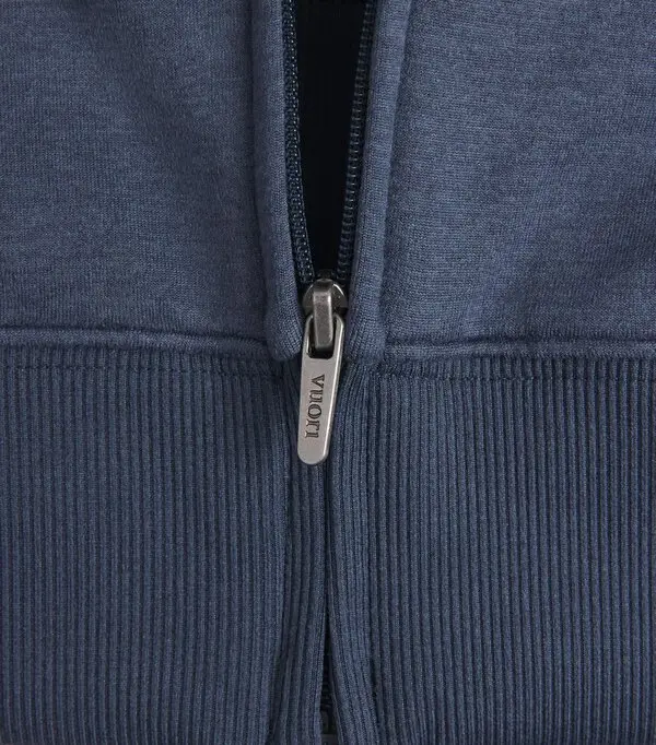 Vuori Zip-up Ponto Hoodie - Blue