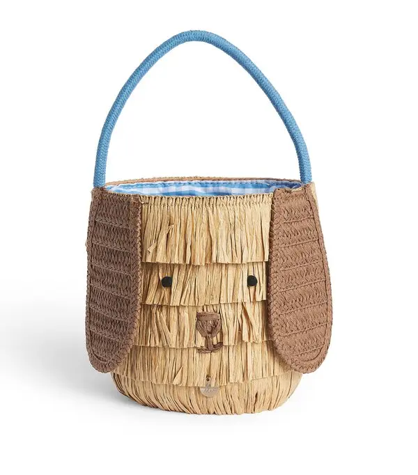 MERI MERI Raffia Puppy Bag