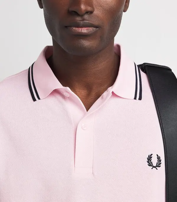 Fred Perry Cotton Twin Tipped Polo Shirt