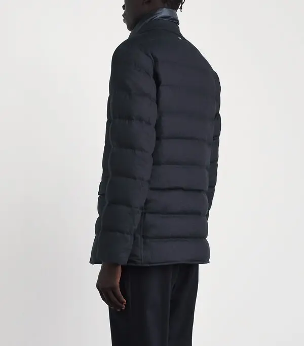 Herno Silk-cashmere Quilted Hybrid Jacket