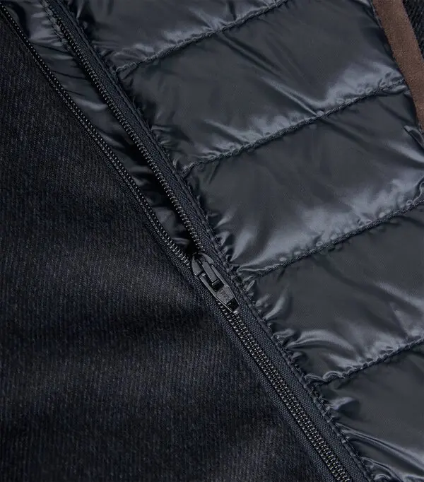 Herno Silk-cashmere Quilted Hybrid Jacket